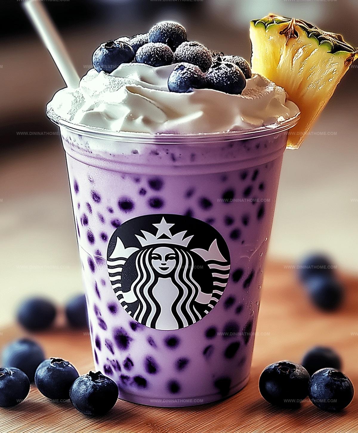 Zesty Pineapple Blueberry Frappuccino Recipe for Summer Sips - Dining ...