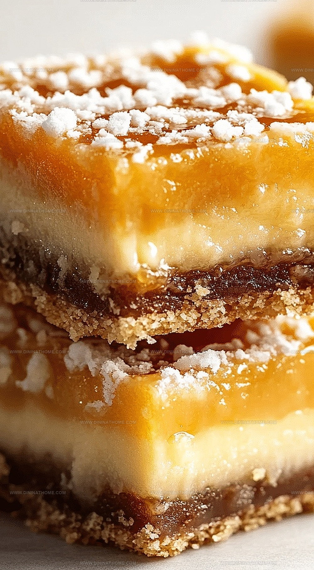 Heavenly Gooey Salted Caramel Butter Cake Bars Recipe - Dining At Home